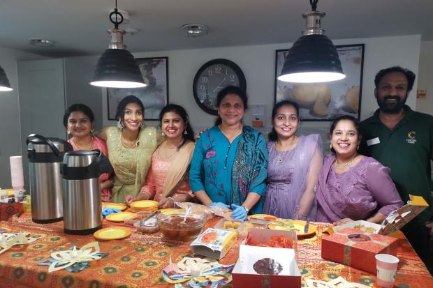 Care home residents celebrate Diwali festival of light