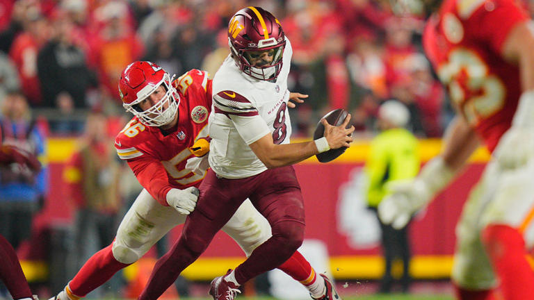 Commanders star Terry McLaurin’s unreal toe-tap TD ties Chiefs clash on MNF