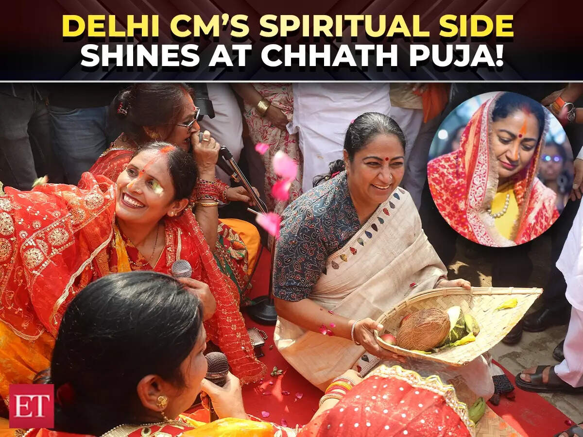 ‘I feel fortunate to worship Chhathi Maiya’: Delhi CM Rekha Gupta ...
