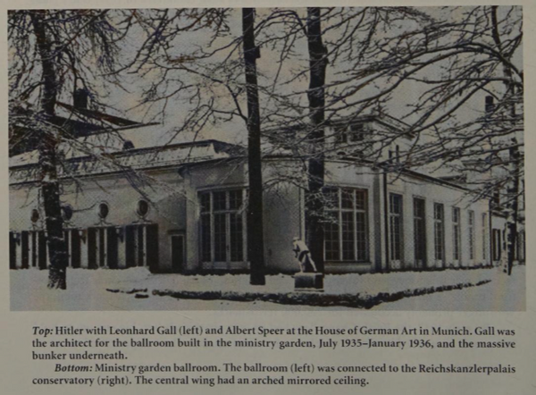 Did Hitler build a ballroom after coming into power?