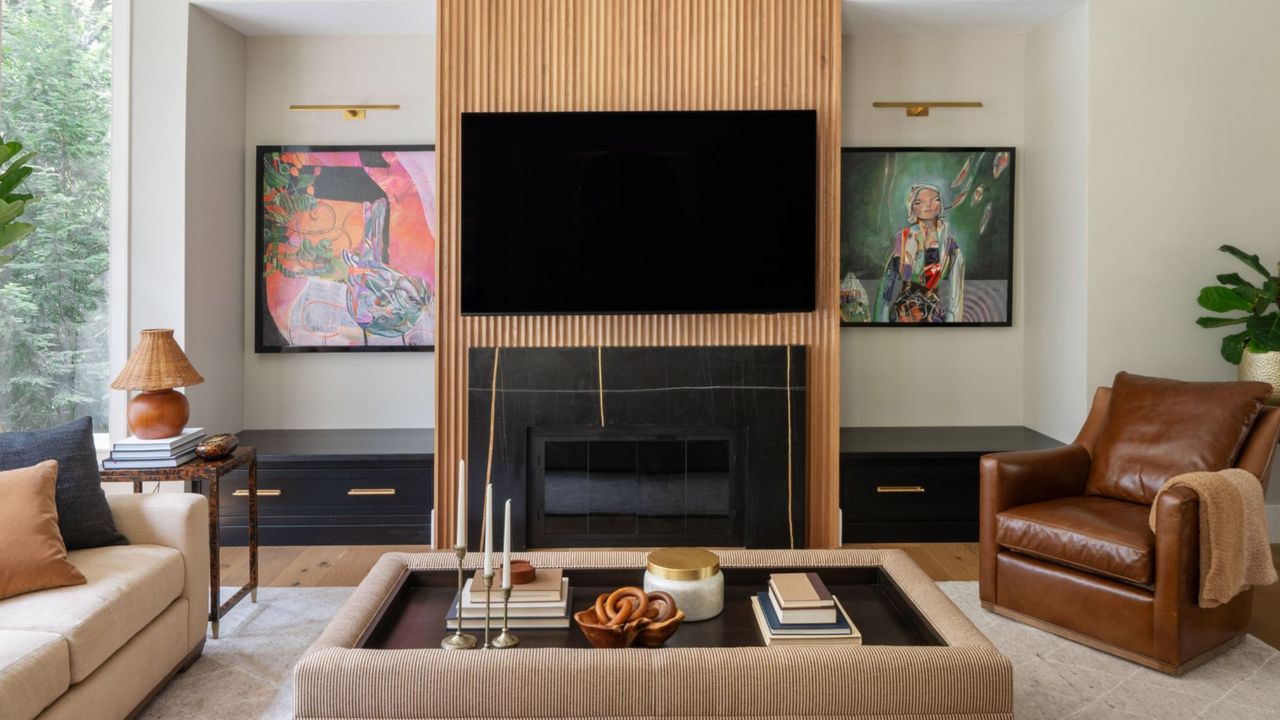Should You Put a TV Over a Fireplace? Designers Answer
