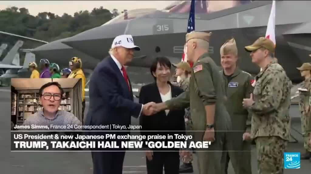 Donald Trump meets with newly elected Japanese PM Takaichi in Tokyo