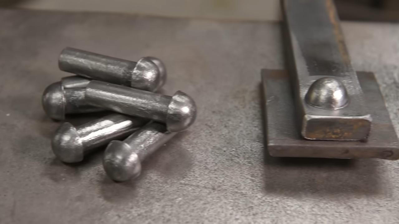 How to Forge Strong and Clean Dome Head Rivets