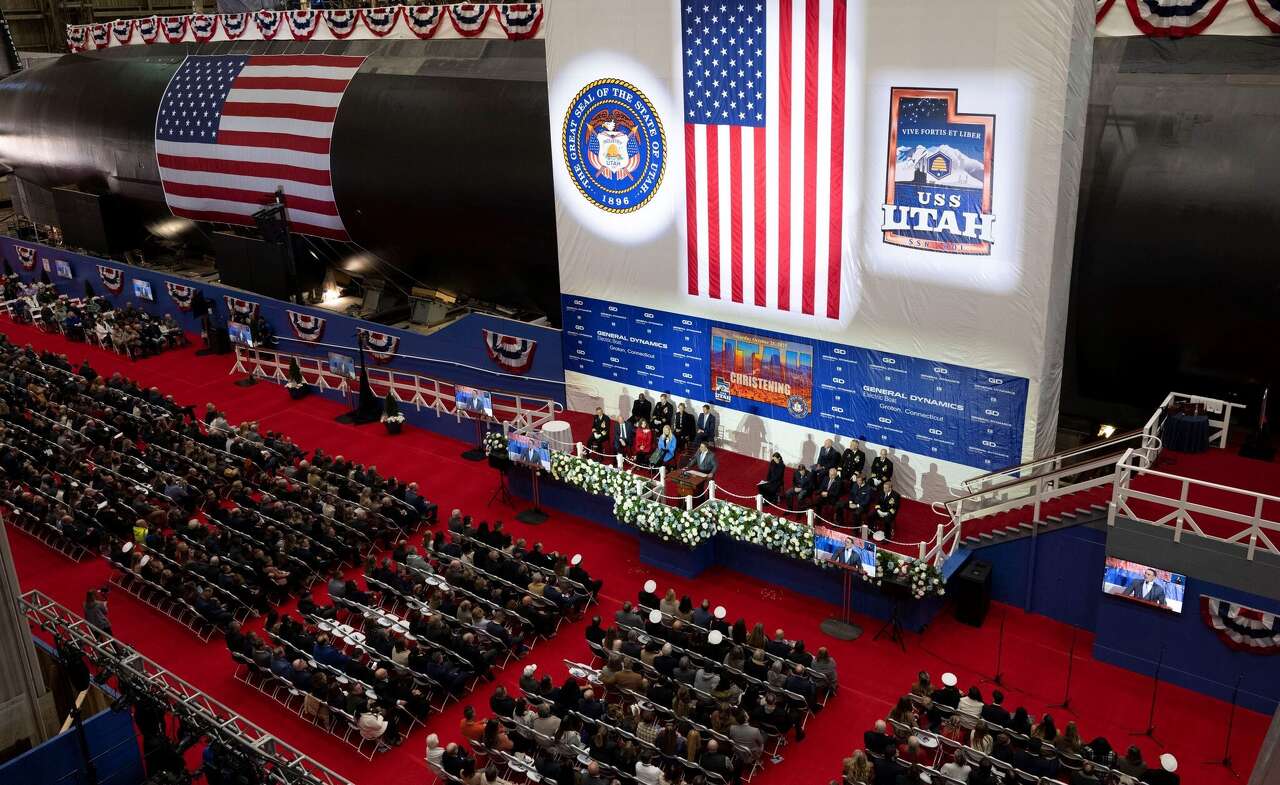 CT-based Electric Boat reaches milestone in construction of Utah submarine