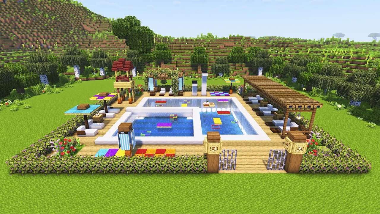 Minecraft: Eenvoudige Zwembad Tutorial
