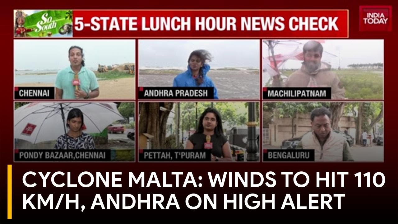 Cyclone Malta Nears Andhra, Political Storm Over SIR Brews in South