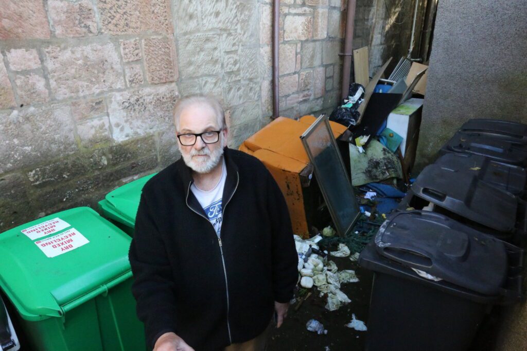 Man plagued by fly-tipping outside his home for almost three decades