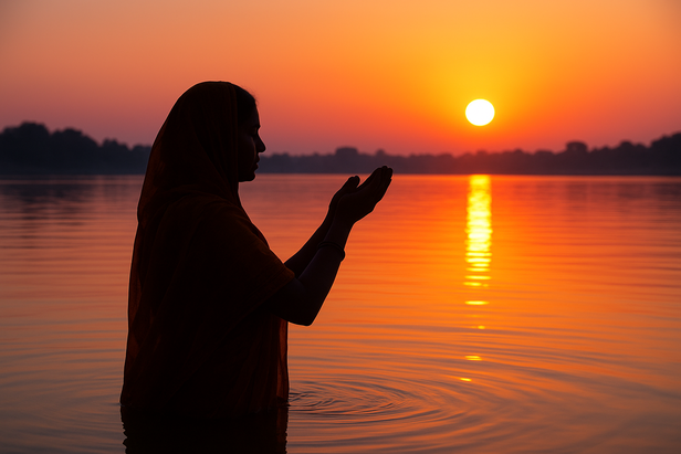 When Faith Meets Physics: The Cosmic Geometry of Chhath Puja