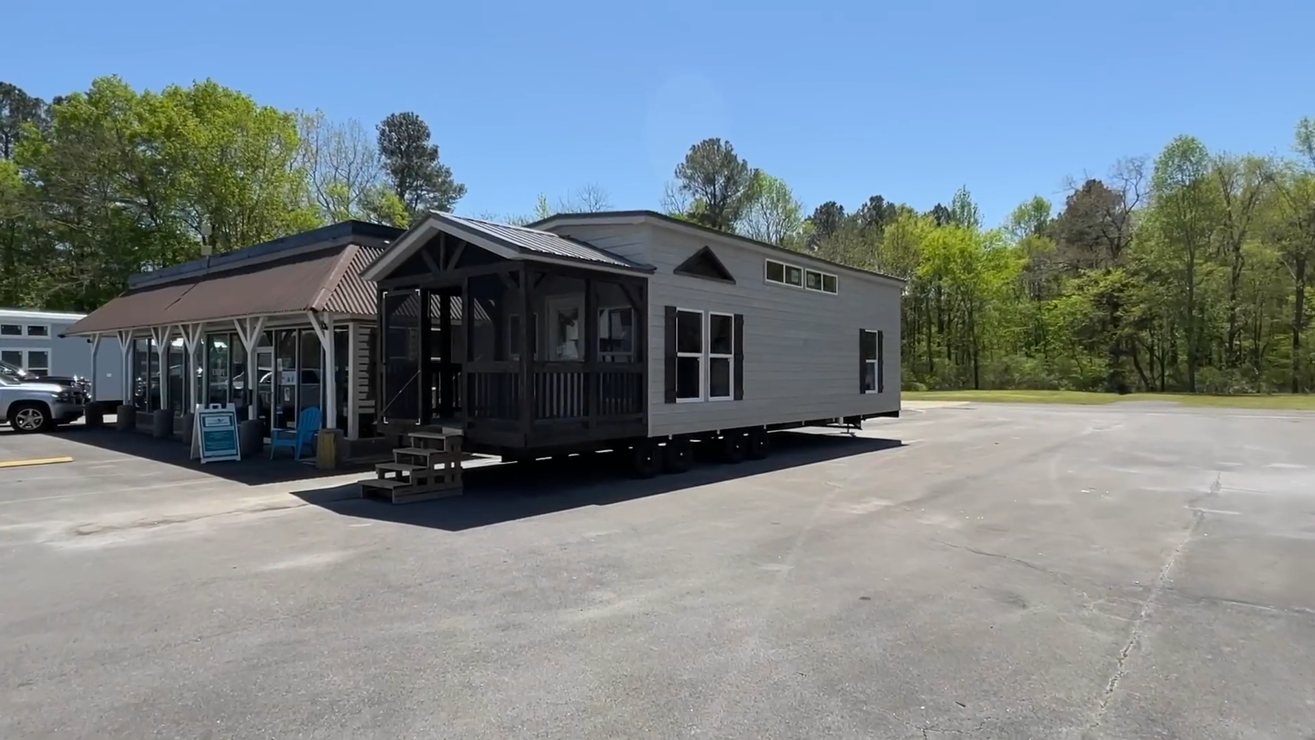 "Rustic Cabin" by River Ridge Escapes | 1 Bed, 1 Bath Tiny Home Tour