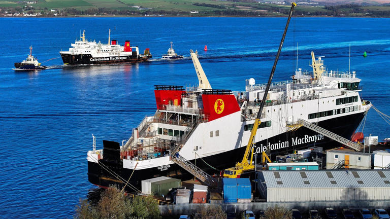 Final journey for Selby built Heb Isles ferry as it heads to breaker's ...
