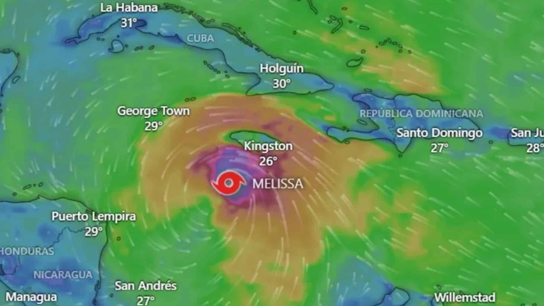 Huracán Melissa: Jamaica en alerta máxima por el ascenso a categoría 5