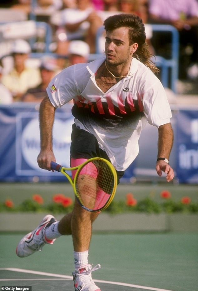 The outrageous reason behind Andre Agassi's luscious locks after fans ...