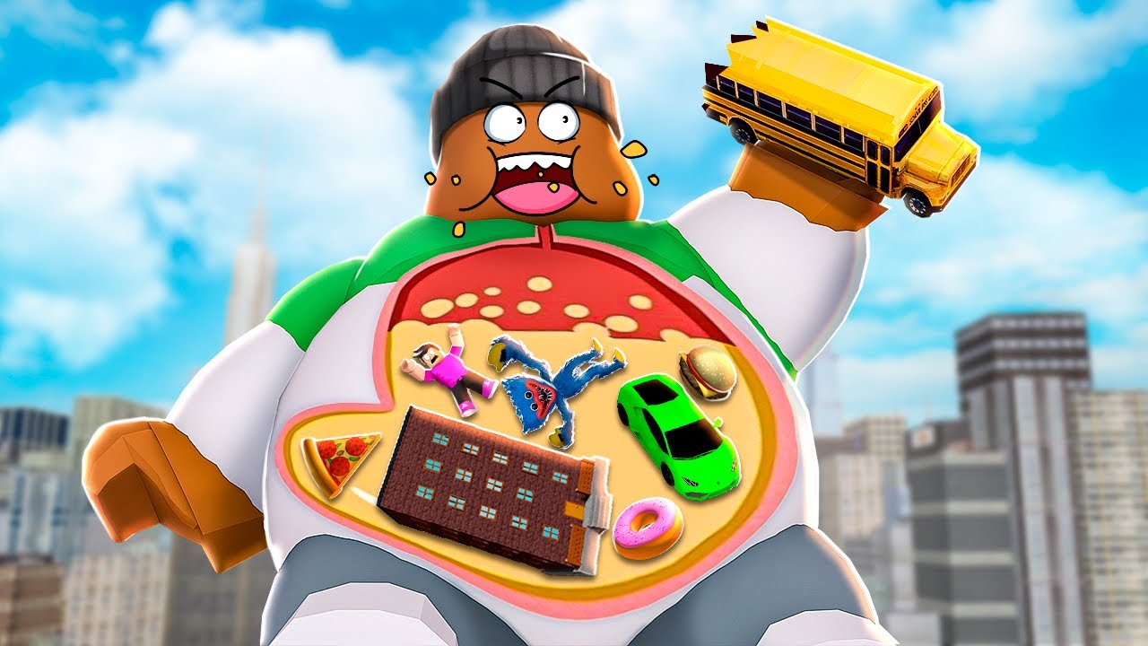 How super eater simulators scale consumption in Roblox