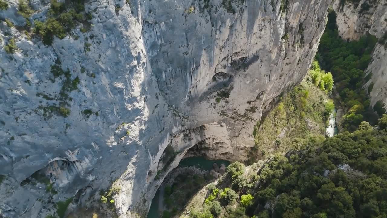 Drone Flight Over Verdon Gorge: Europe's Natural Wonder