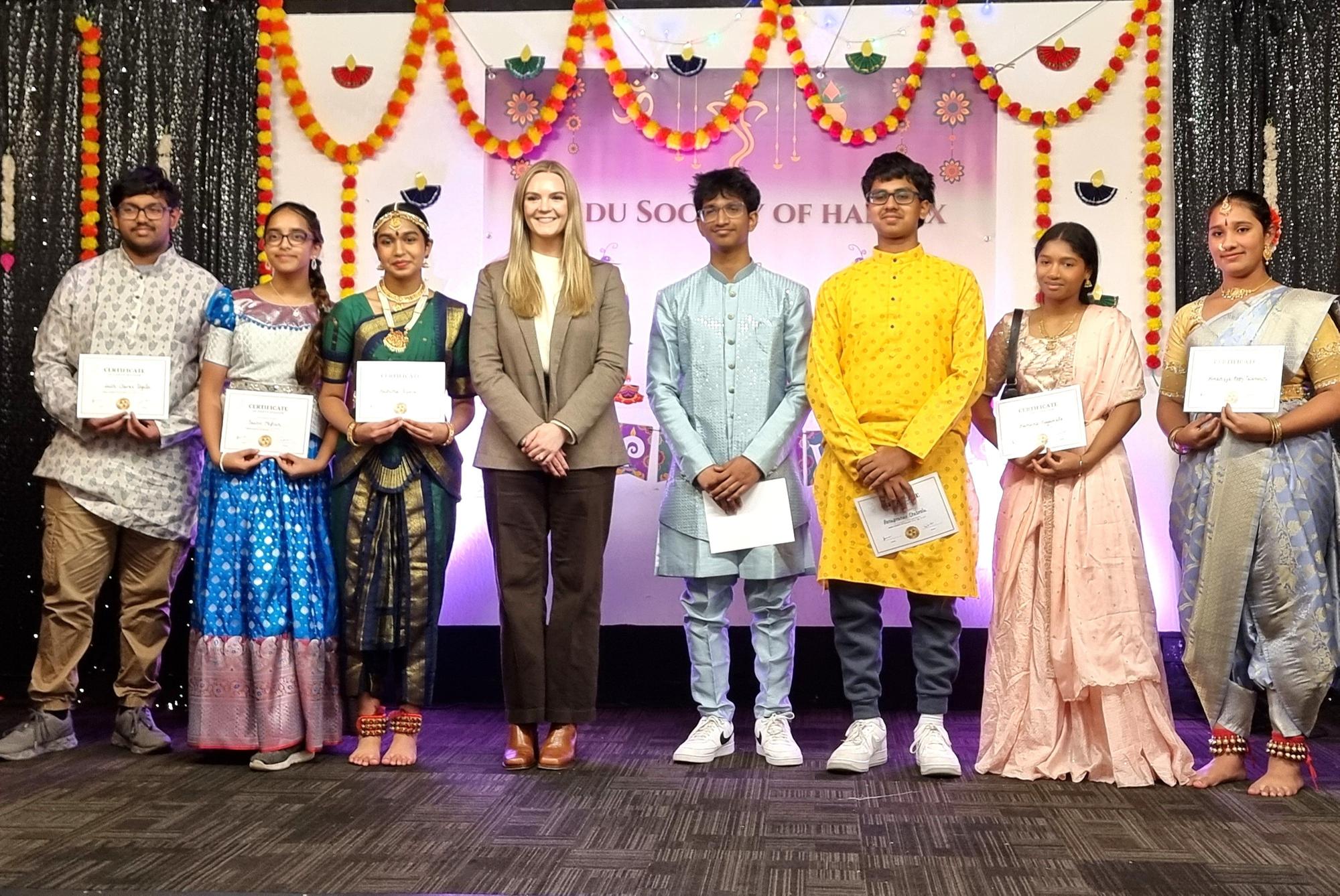 MP Kate Dearden joins Hindu Society of Halifax to celebrate Diwali