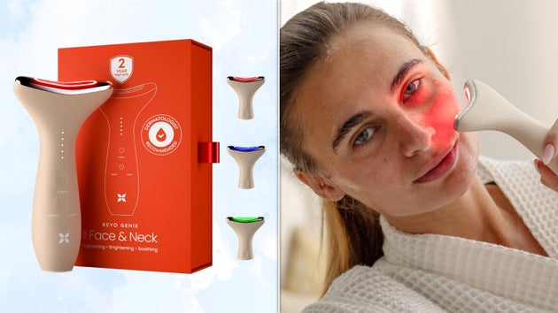 This LED Light Face Massager Delivers 'Transformative Results in Just ...
