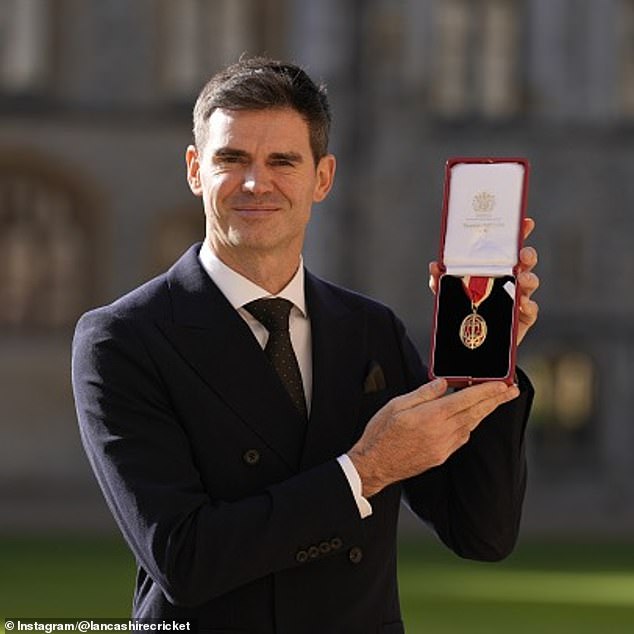 England fast bowling legend Jimmy Anderson receives knighthood from ...