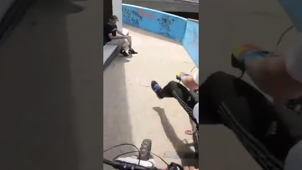 Full speed mini electric dirtbike race in action