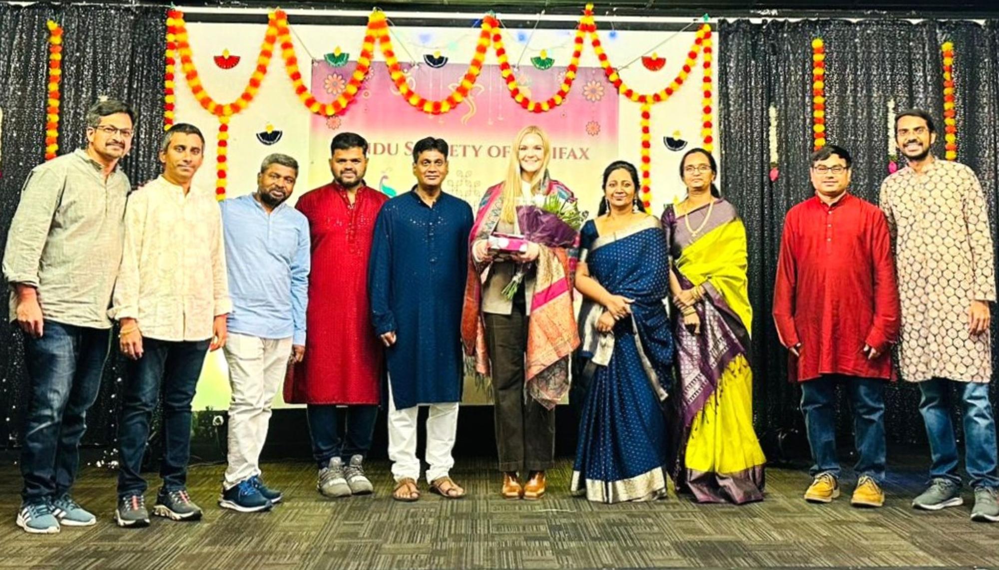 MP Kate Dearden joins Hindu Society of Halifax to celebrate Diwali