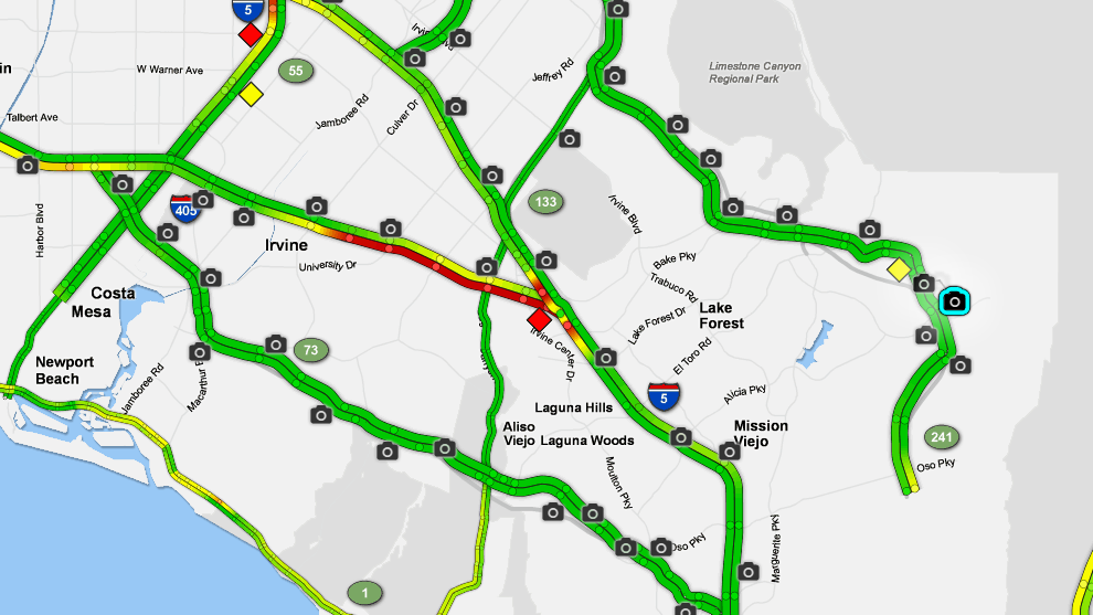 Deadly 405 Freeway crash in Orange County forces lane closures
