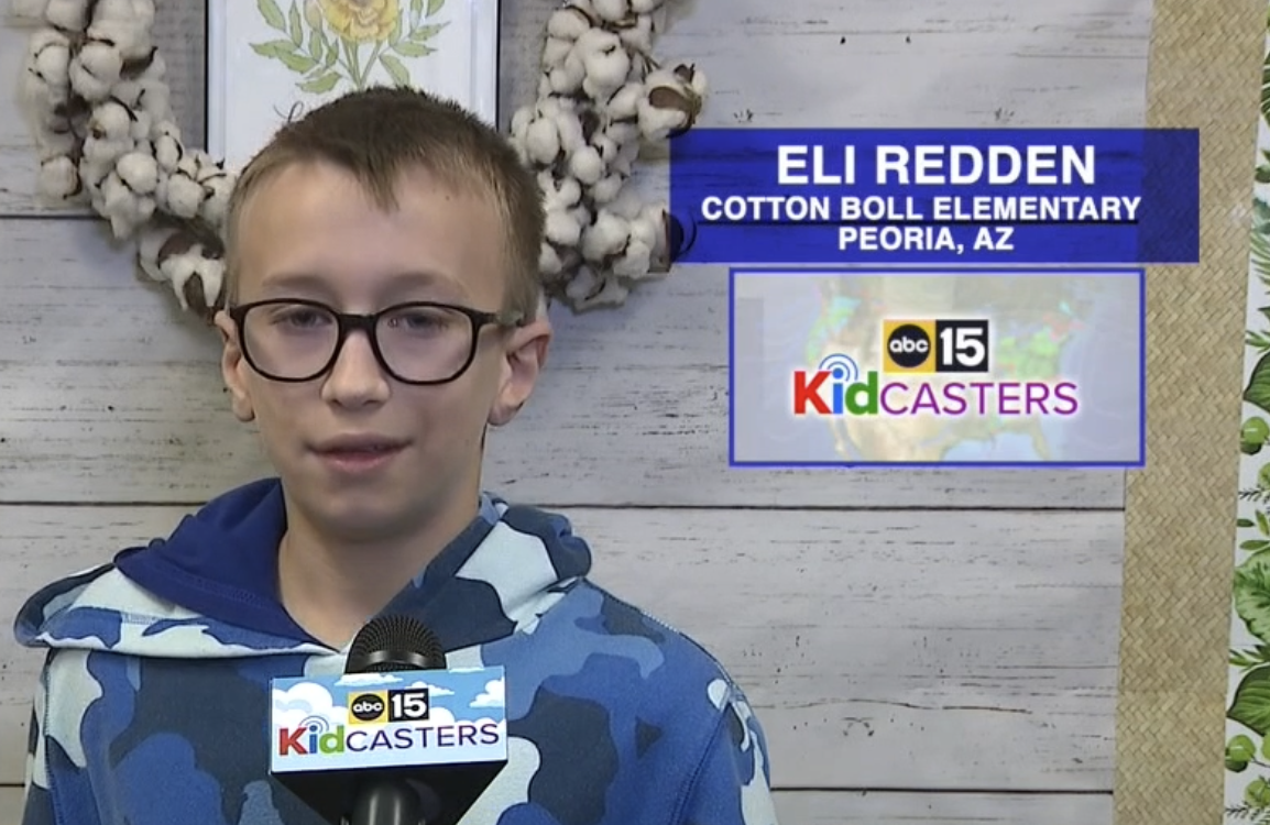 Kidcaster Eli gives your Tuesday morning forecast from Cotton Boll ...