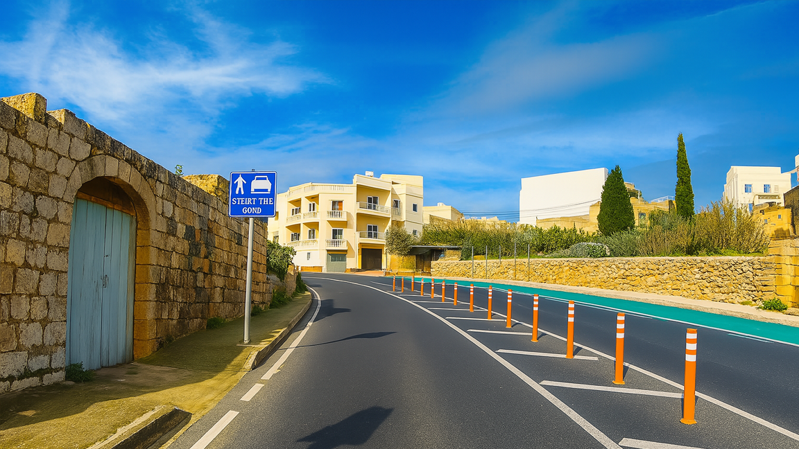 Recorriendo las carreteras de Malta