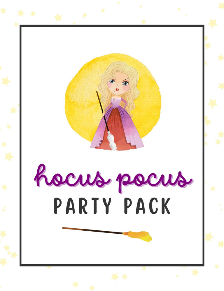 FREE Hocus Pocus Movie Night Party Printable