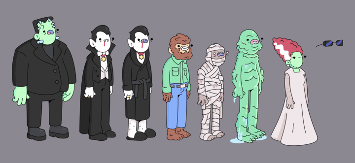 Universal Monsters Reimagined For Halloween Through Web3 Company Doodles