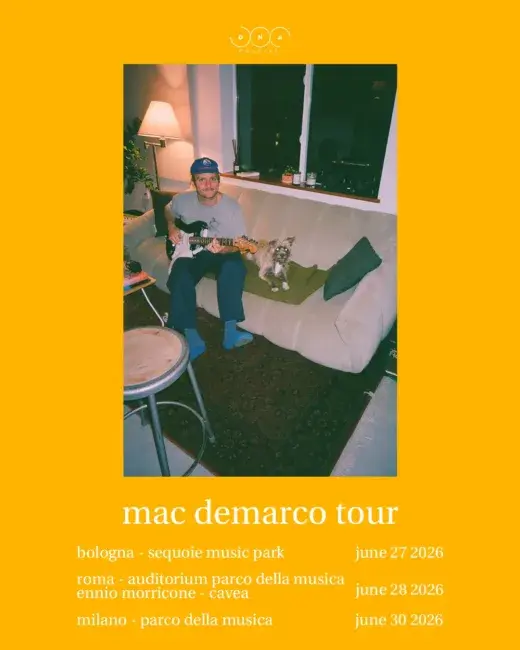 Mac DeMarco torna in Italia dopo sette anni: tre date a giugno 2026