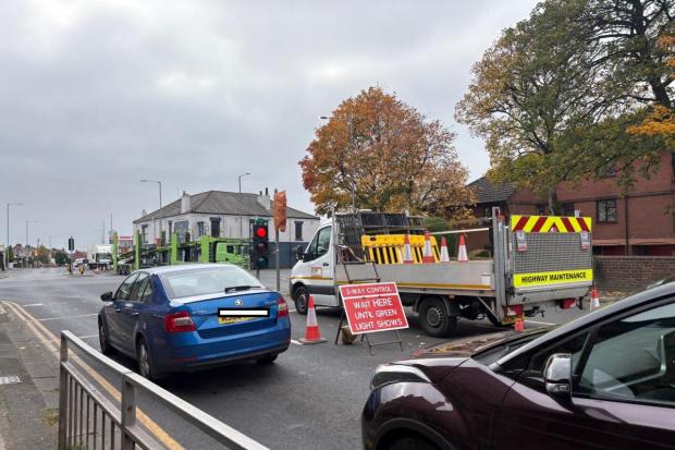 Drivers fined after roadworks make them 'stuck' in Over Hulton bus lane