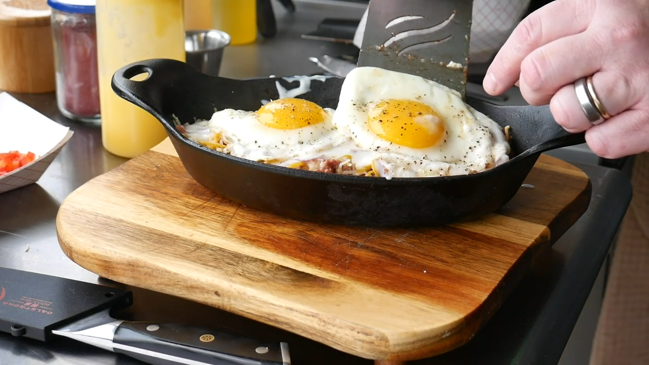 Morning magic: Blackstone griddle skillet