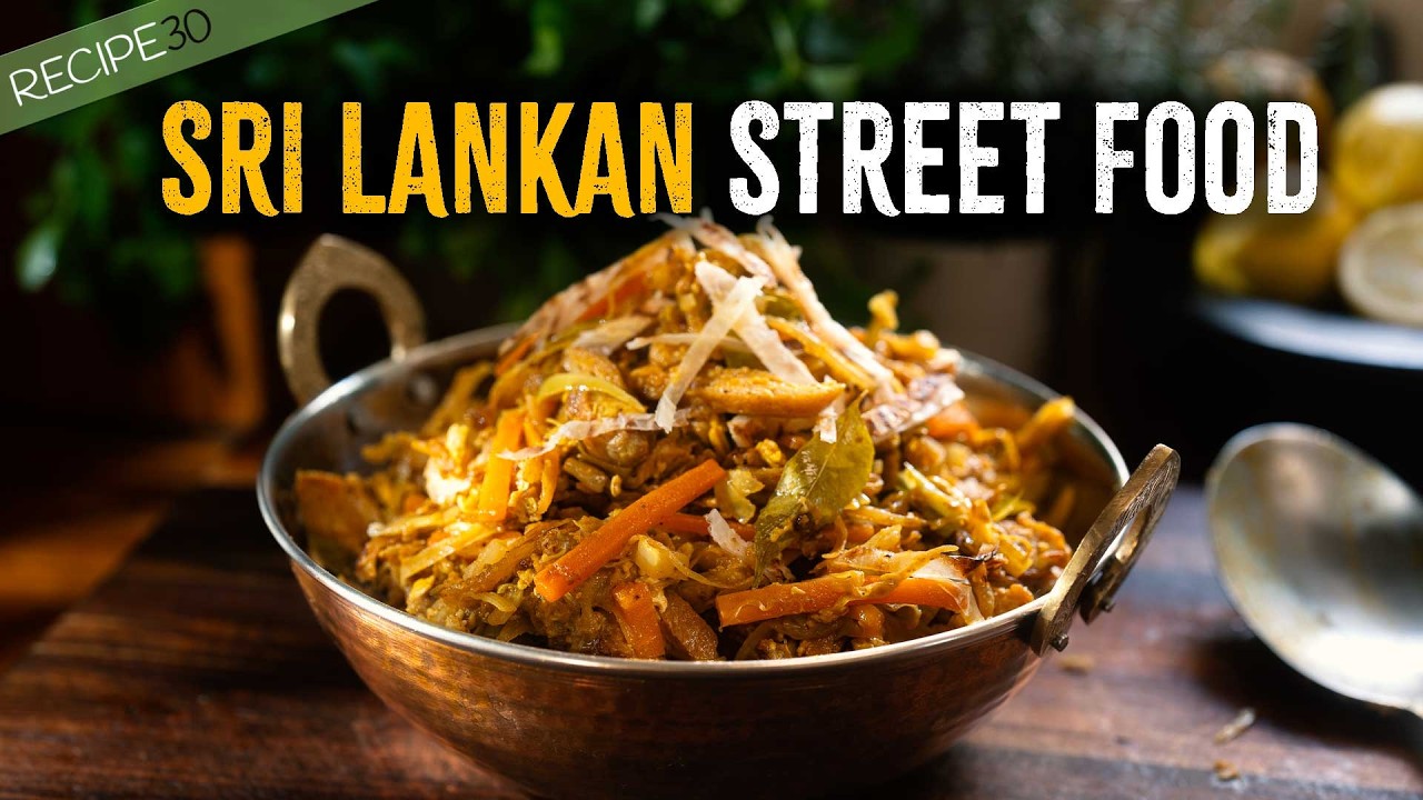 I made addictive chicken kottu roti