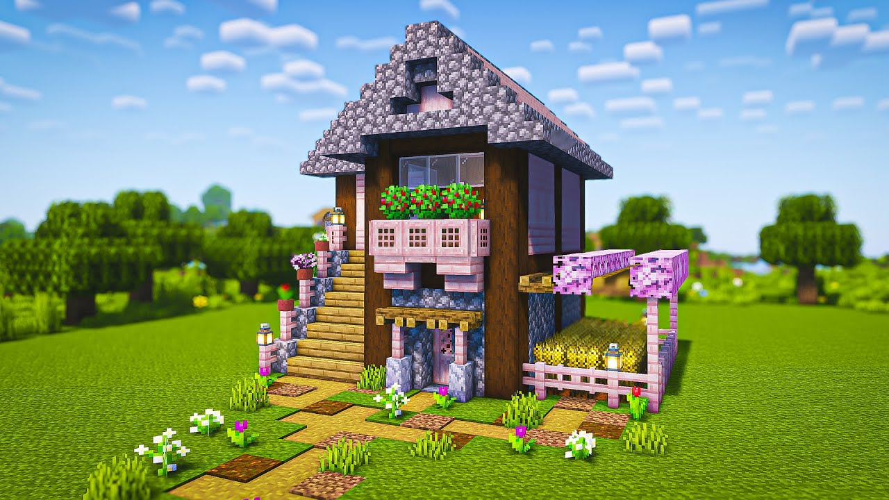 BLOSSOM Minecraft Starter House🌸🏡