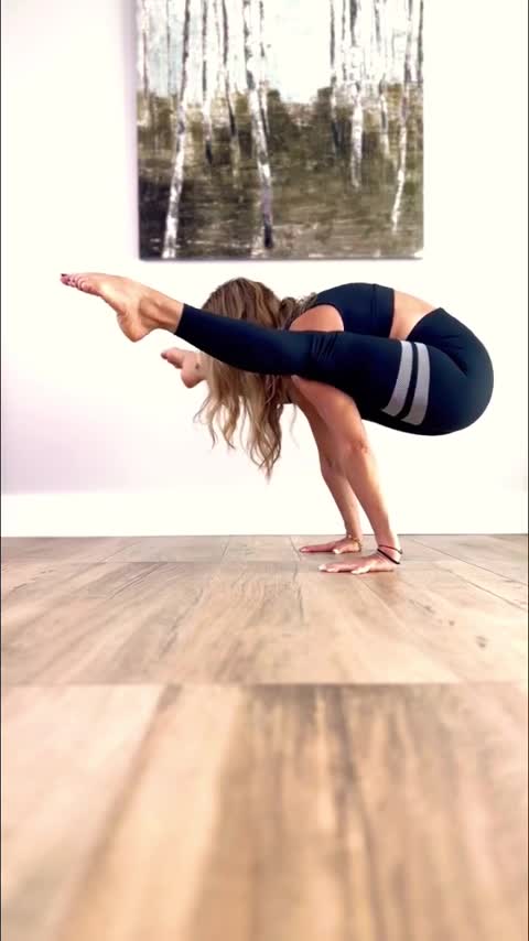 How to firefly arm balance yoga pose for strong arms and core. All ages ...