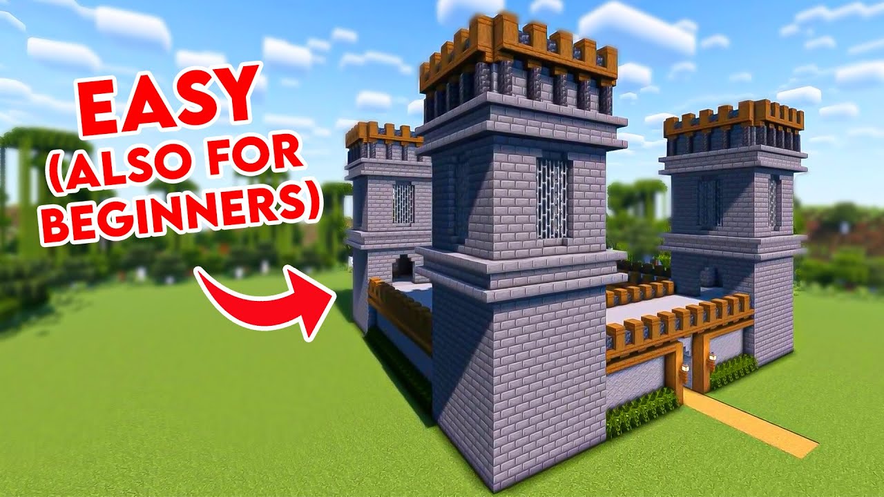 Minecraft: How To Build A Castle Survival House | Tutorial