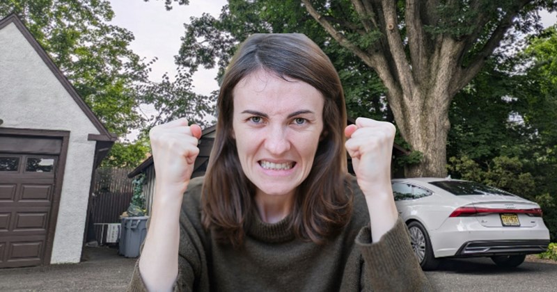 Entitled neighbor demands to park her car in new homeowner's driveway ...