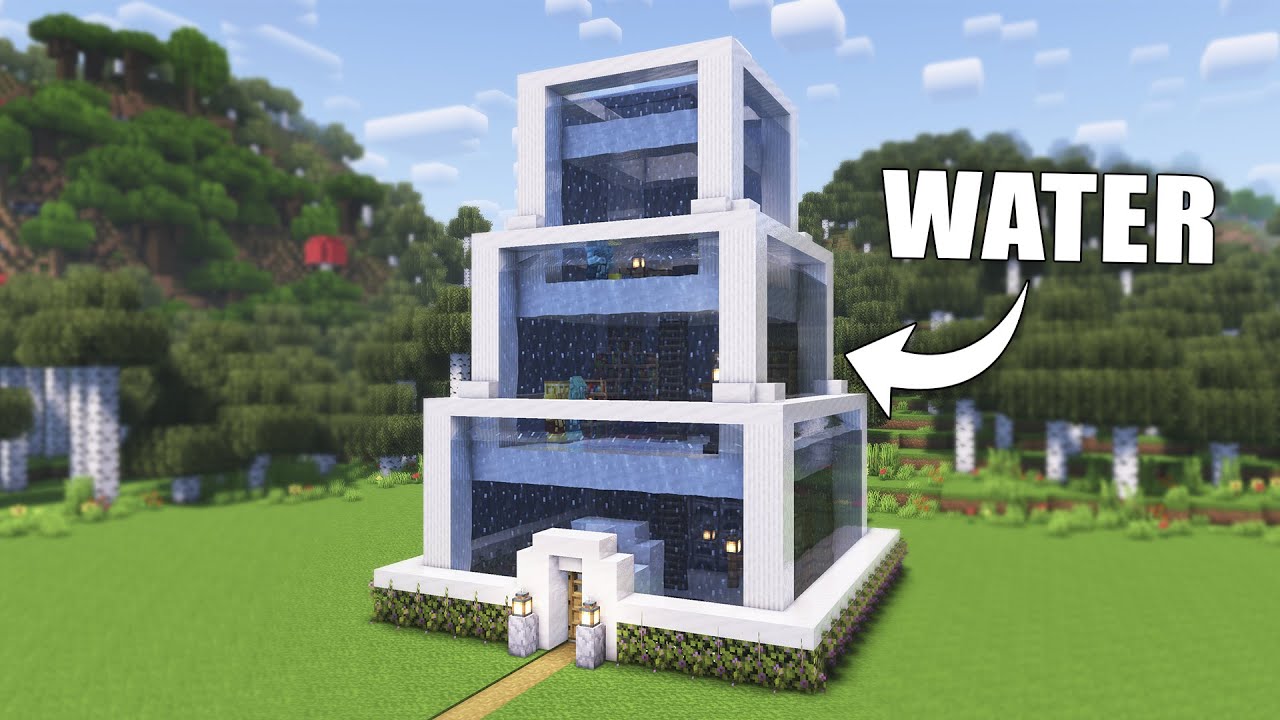 Minecraft: How To Build A Water House