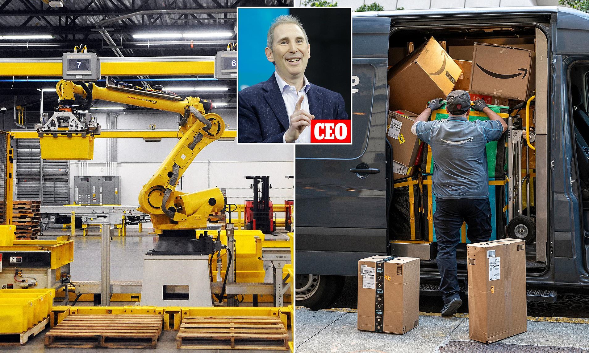 Amazon confirms it has replaced 14,000 humans with robots amid first ...