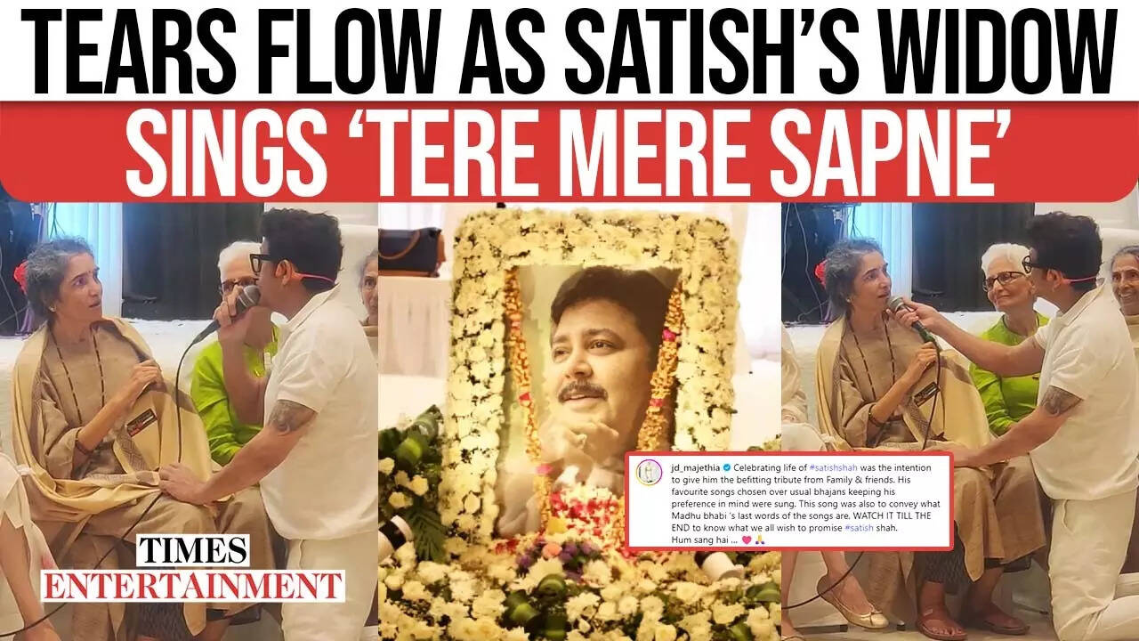 Sonu Nigam Makes Madhu Shah Sing At Satish Shah’s Prayer Meet, Video ...