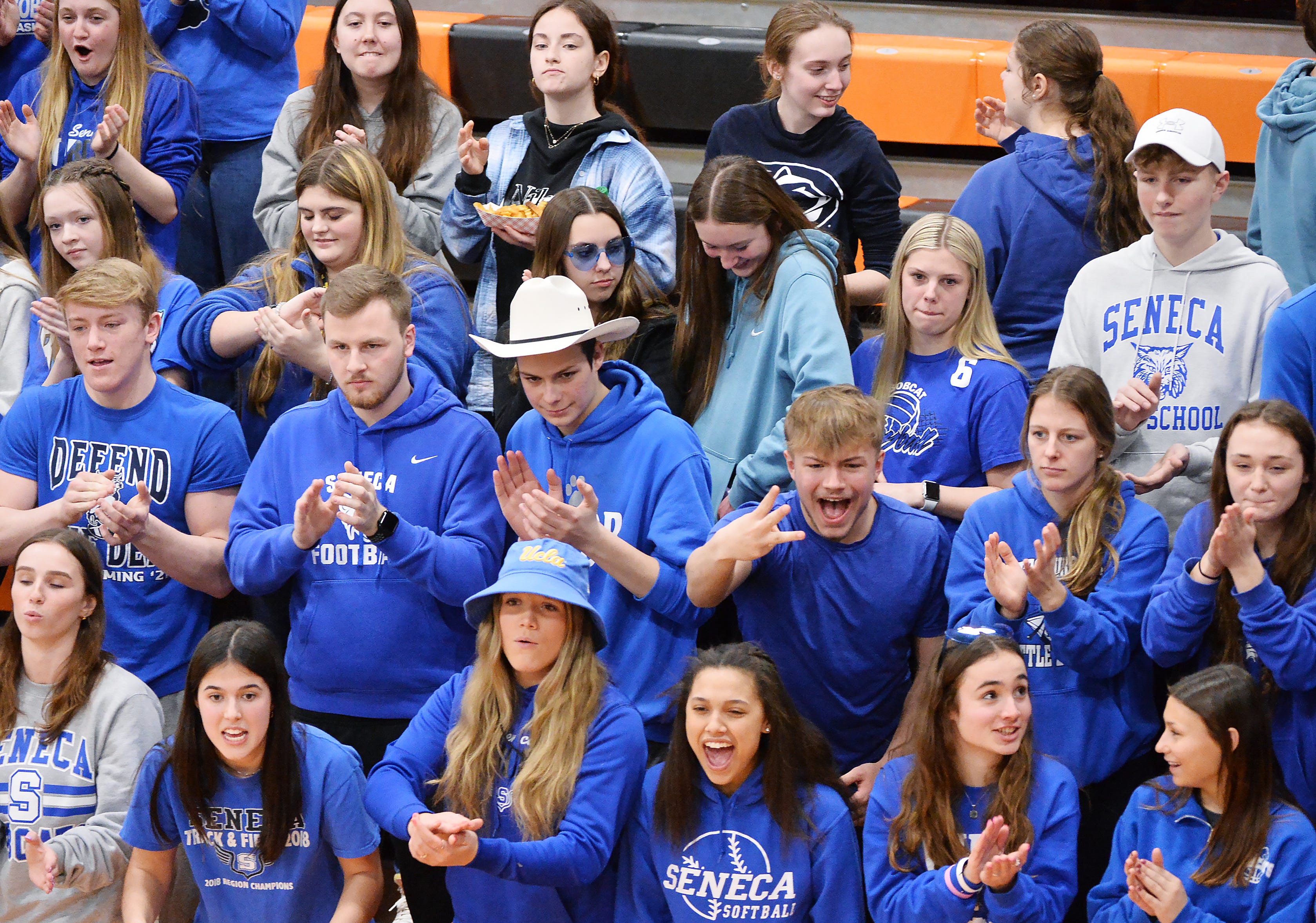 Seneca High School voted as the top student section in Erie County