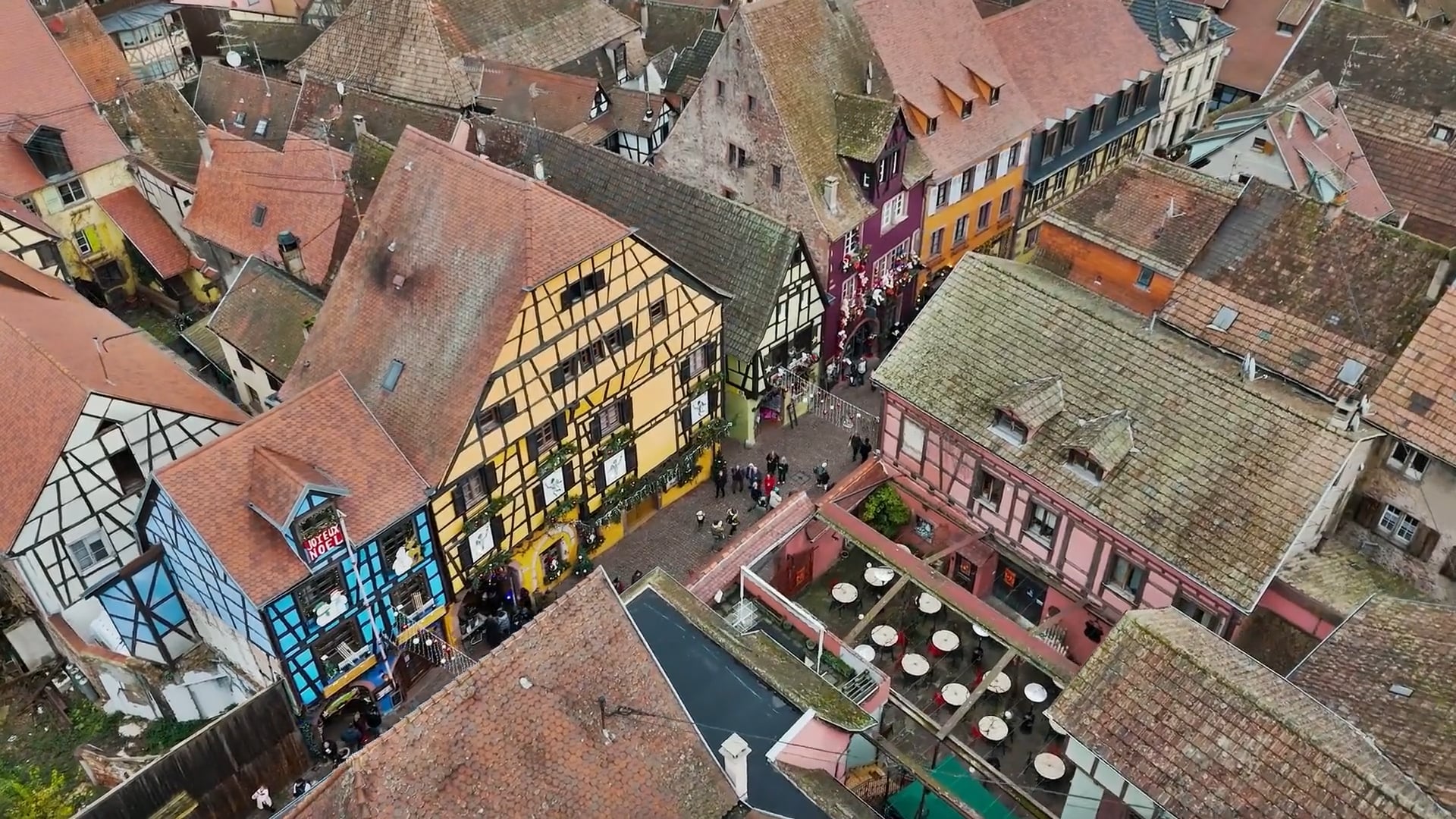 Riquewihr: Stunning Drone Views of Medieval Town in Alsace