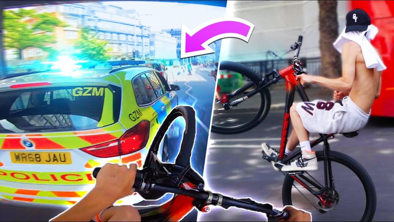Little Harry faces an angry driver during wheelies
