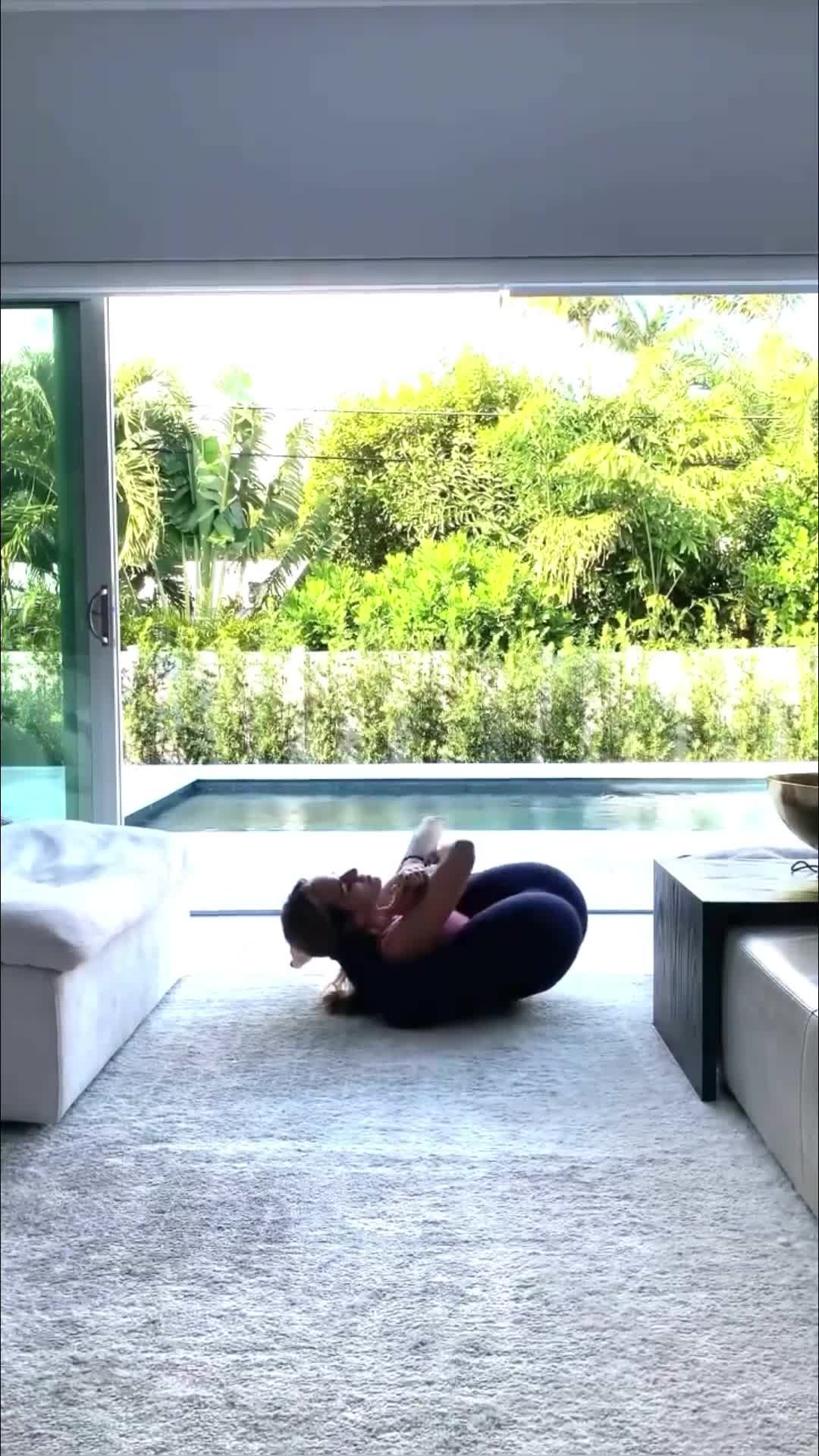 Yoga flow for hips, inner thighs, hamstrings to calm the mind #yoga # ...