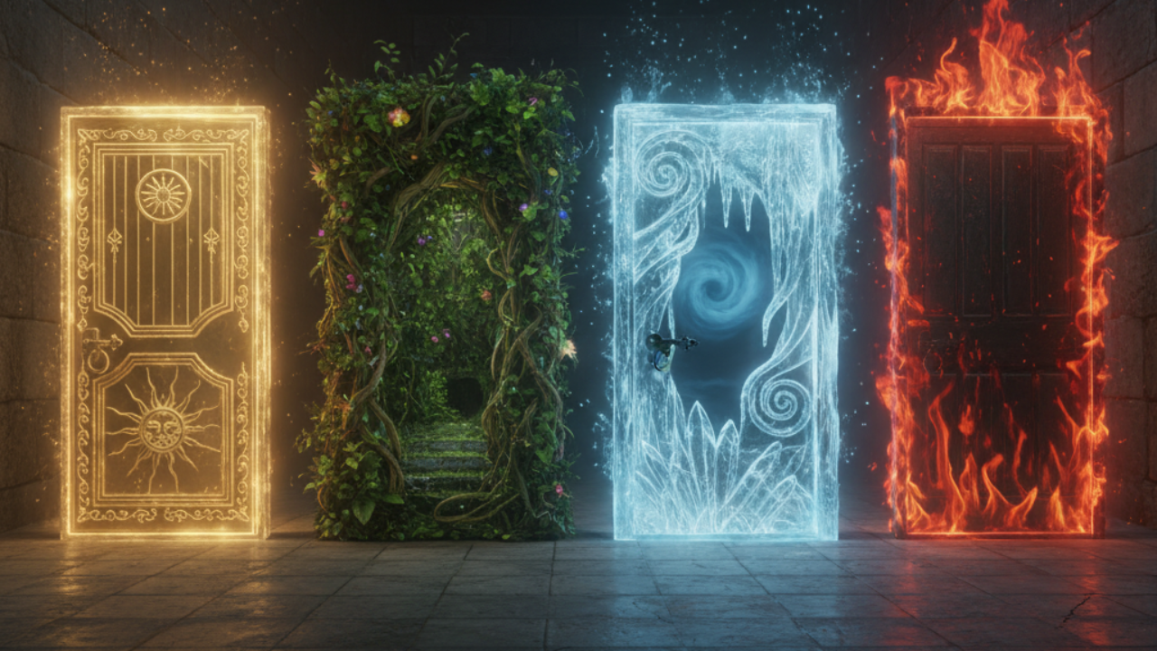 Optical Illusion: The Door You Pick Reveals What You Secretly Crave ...