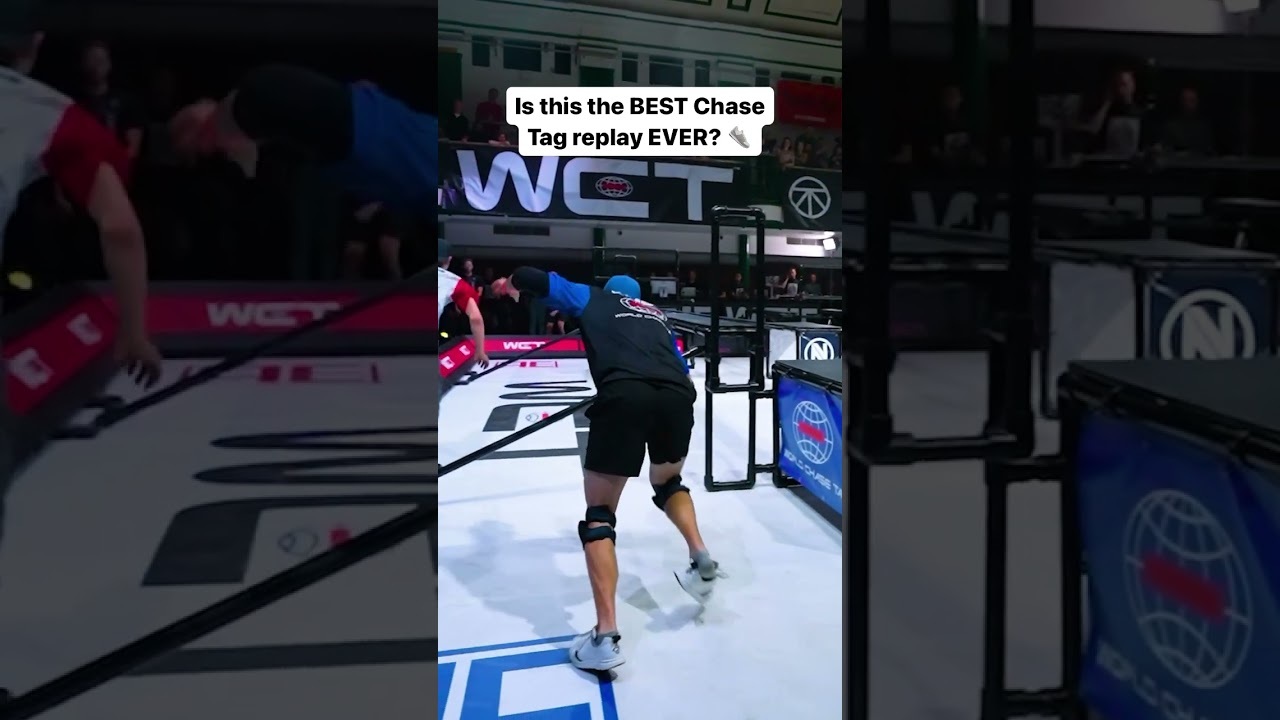 Is this the BEST Chase Tag replay EVER? #sports #wct #funnymoments