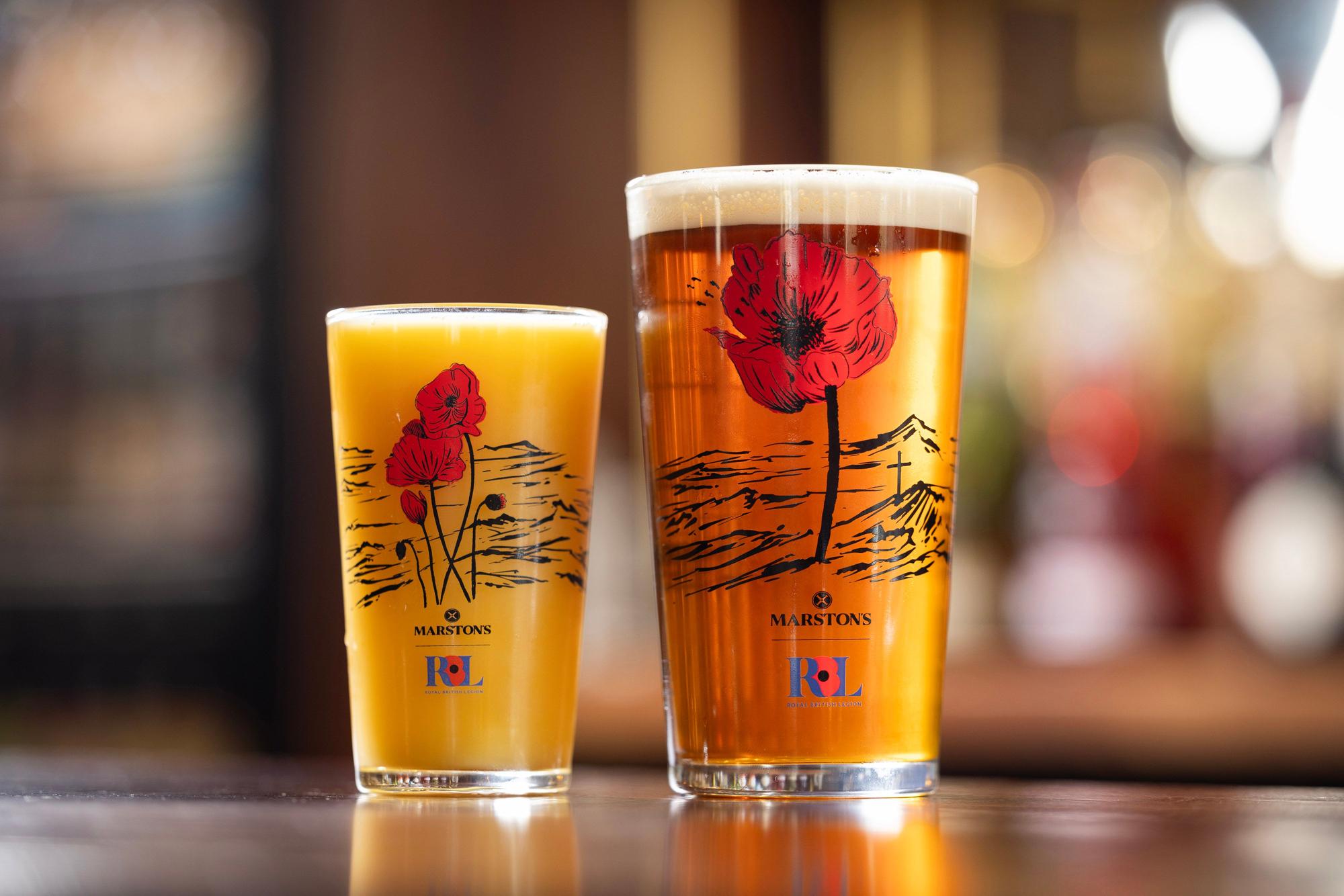 Get your hands on a limited-edition poppy pint glass in 16 pubs in ...
