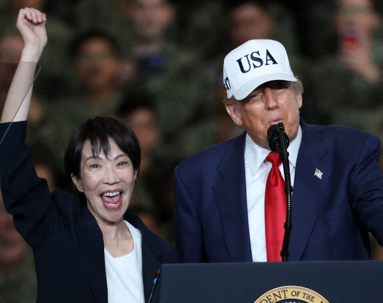 Donald Trump Dances for Japan's First Female PM