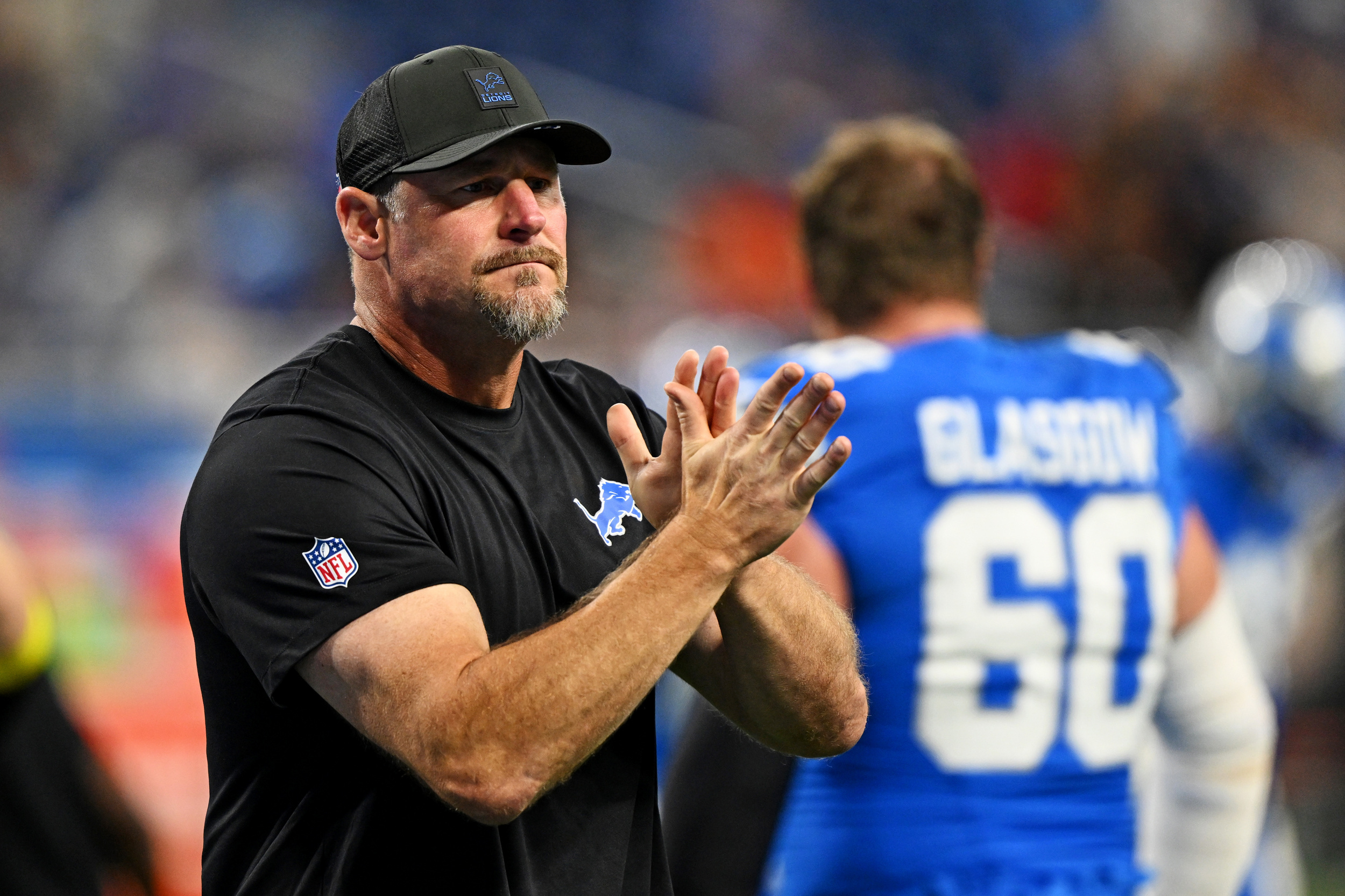 Lions' Dan Campbell seems to send message to Jets fans after Aaron ...