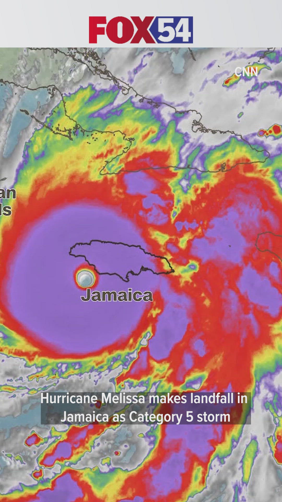 Hurricane Melissa makes landfall in Jamaica as Category 5 storm