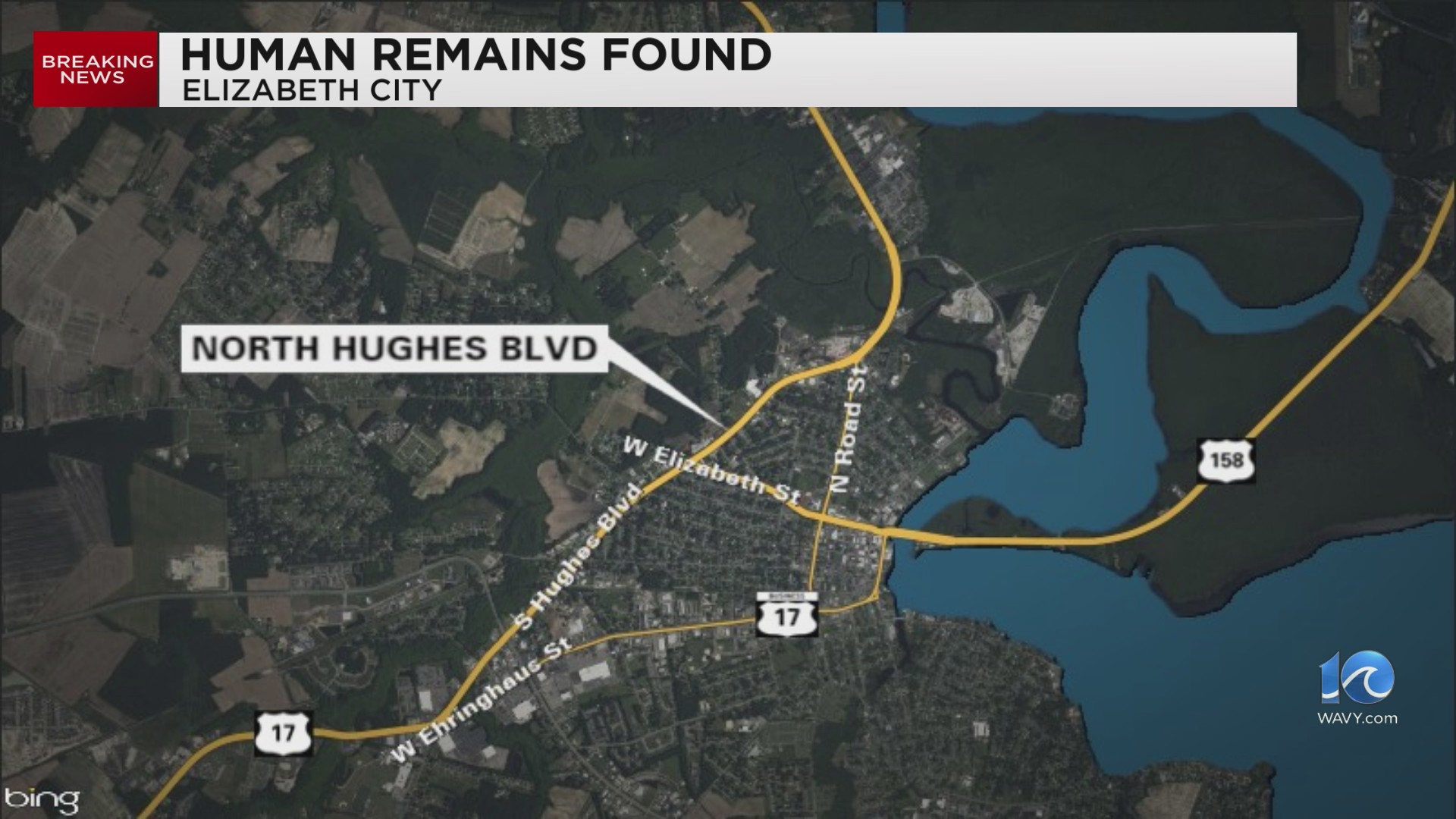 Elizabeth City Police investigating after human remains found in wooded ...